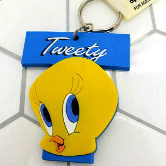 Warner Bros. | Accessories | Tweety Bird Vinyl Keychain Vtg 994 Looney ...